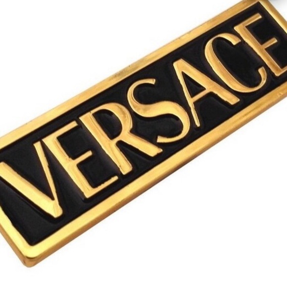 Versace | Accessories | Versace Authentic Vintage Gold Plated Broochpin ...
